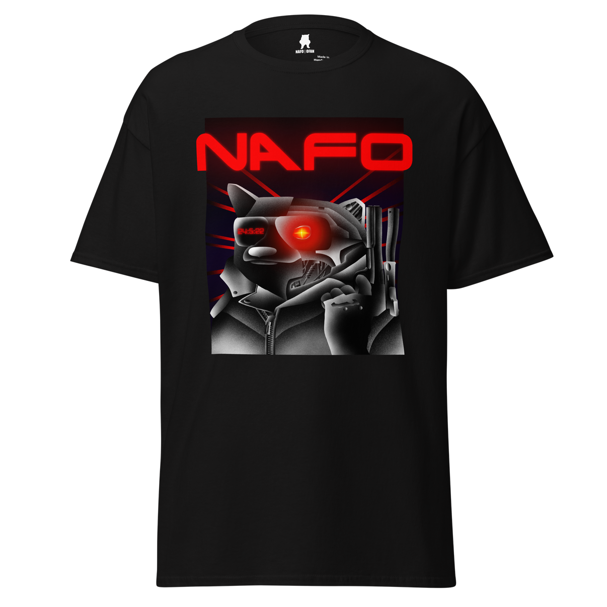 NAFO-nator T-Shirt – North Atlantic Fella Organization